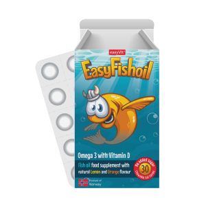 EasyVit EasyFishOil - 4 Choix 30 Gélules pour Enfants - Beeonature